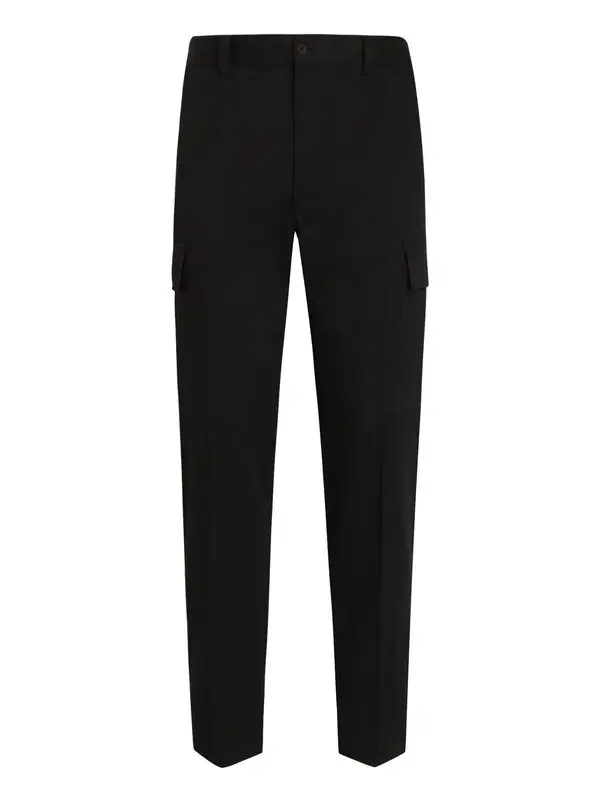 Dolce & Gabbana Cotton Gabardine Cargo Pants - Black