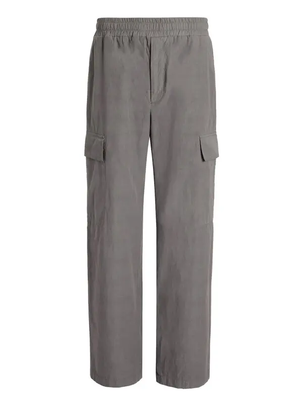 Dolce & Gabbana Cotton Poplin Cargo Pants - Grey