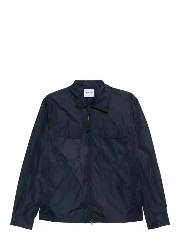 Aspesi Lightweight Shirt Jacket - Blue