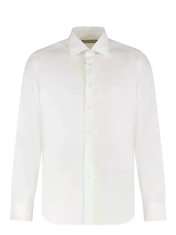 Canali Cotton Shirt - White