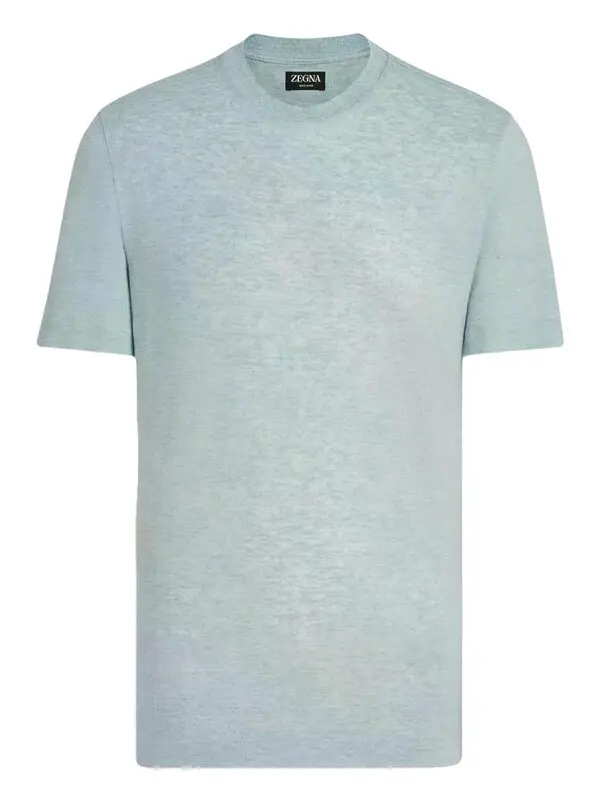 Zegna Oasi Lino T-shirt - Blue