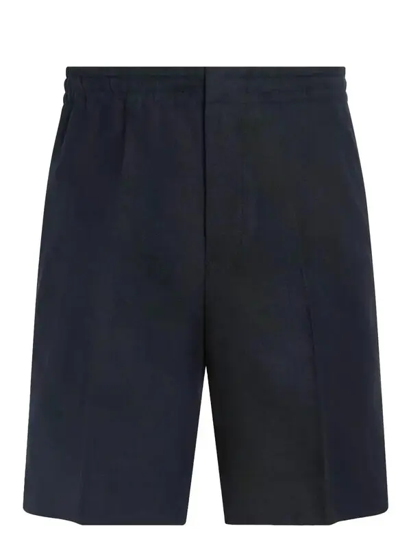Zegna Oasi Lino Shorts - Blue