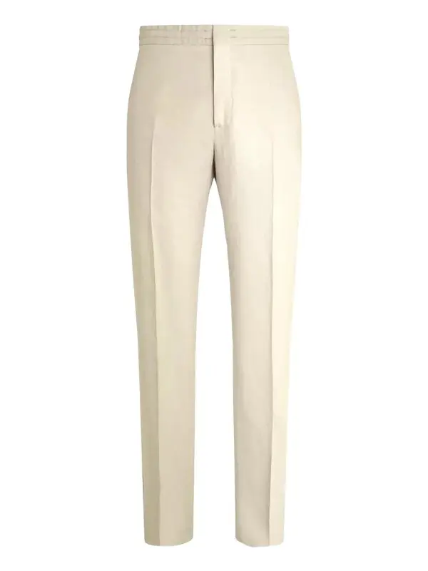 Zegna Oasi Lino Trousers - White