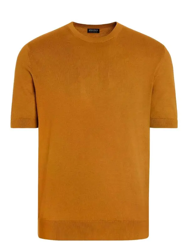 Zegna Cotton T-shirt - Yellow