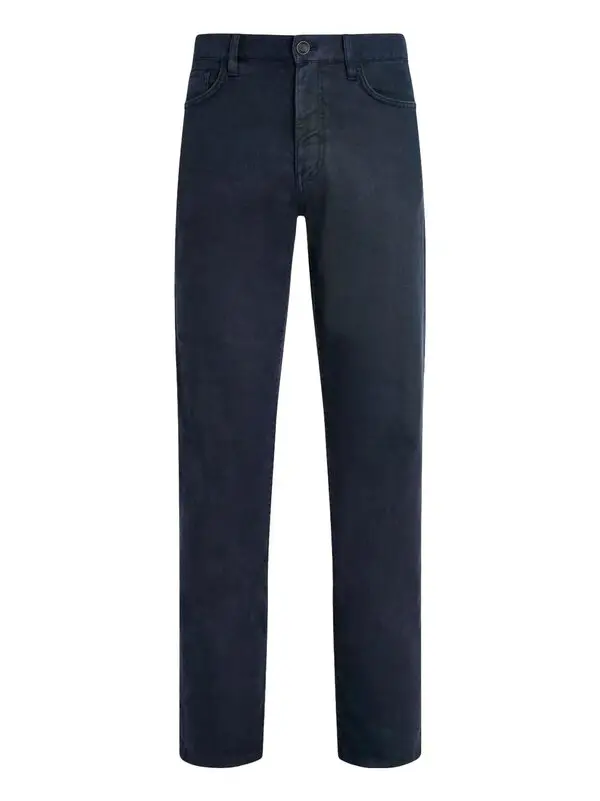 Zegna Roccia Straight Leg Jeans - Blue