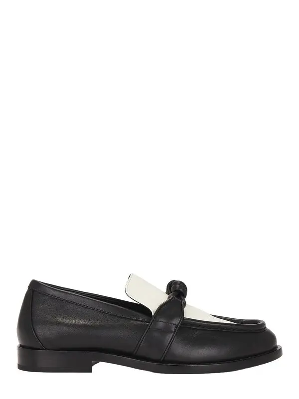 Bottega Veneta Astaire Flat - Black & White