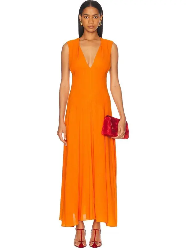 Tove Ambre Dress - Saffron