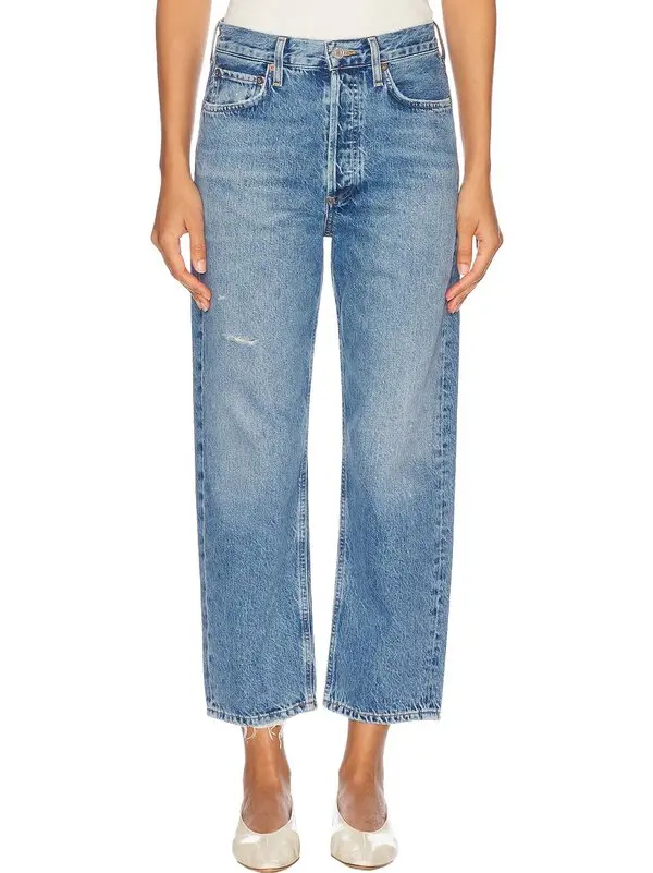 AGOLDE 90's Crop Loose Straight Jeans - Shrine