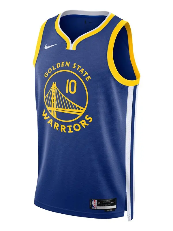 Nike Golden State Warriors Icon Edition Dri-fit Nba Swingman Jersey - Blue
