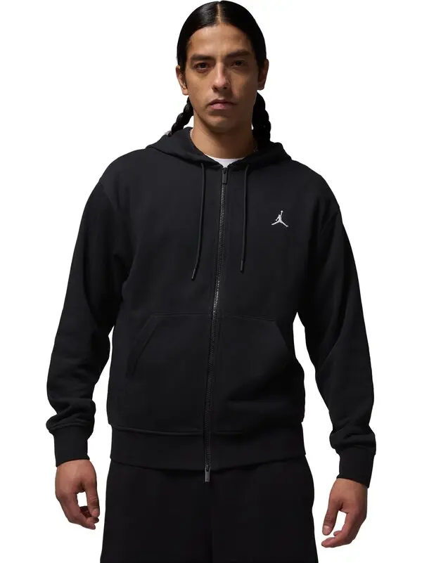 JORDAN Brooklyn Fleece Full-zip Hoodie - Black