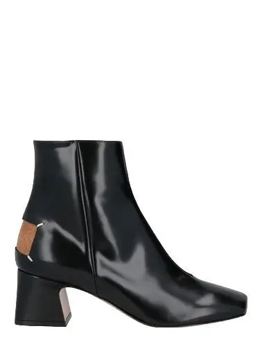 MAISON MARGIELA Leather Ankle Boots - Black