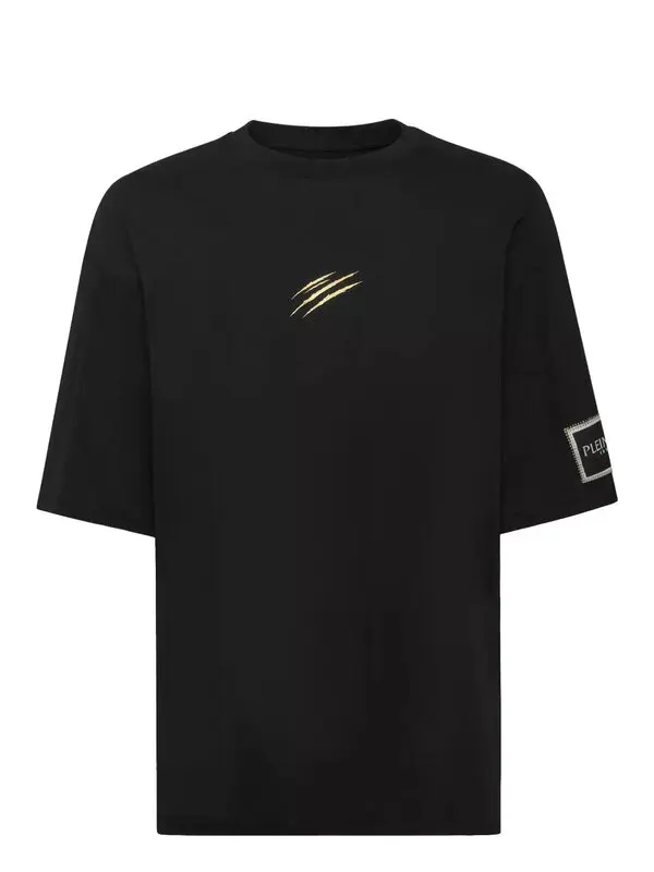 PLEIN SPORT Label T-shirt - Black