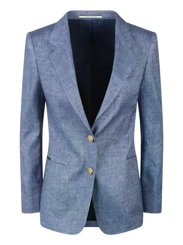 Tagliatore Single-breasted Blazer - Blue