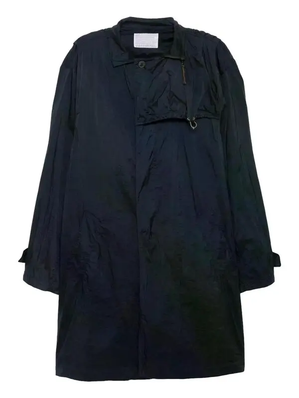 Kolor Button-up Raincoat - Blue