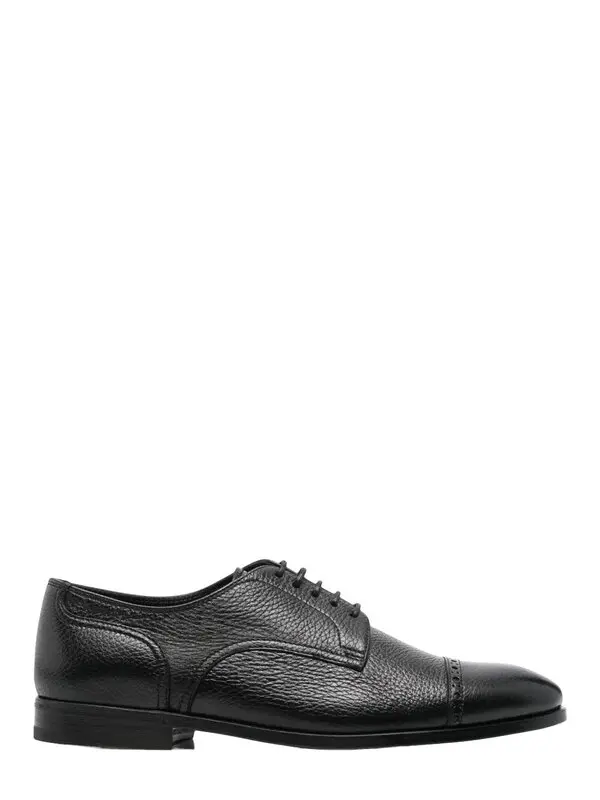 HENDERSON BARACCO Leather Derby Shoes - Black
