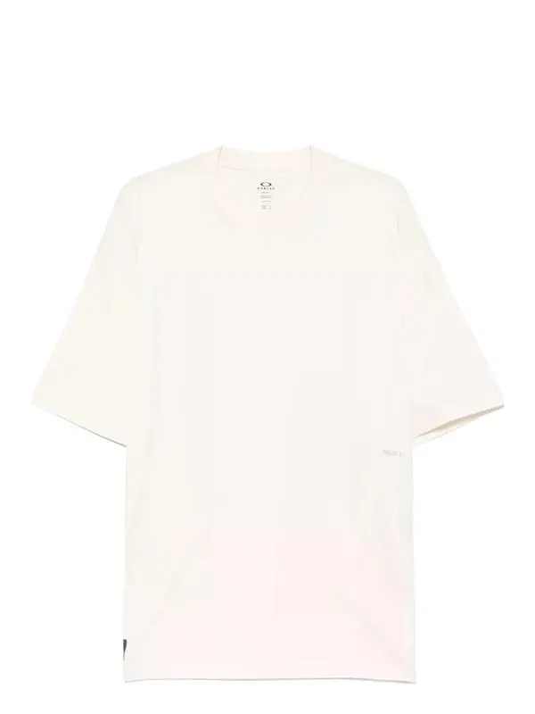 Oakley Logo-embroidered T-shirt - Neutrals