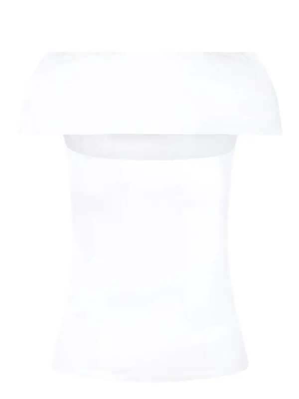 CIRCUS HOTEL Off-shoulder Top - White
