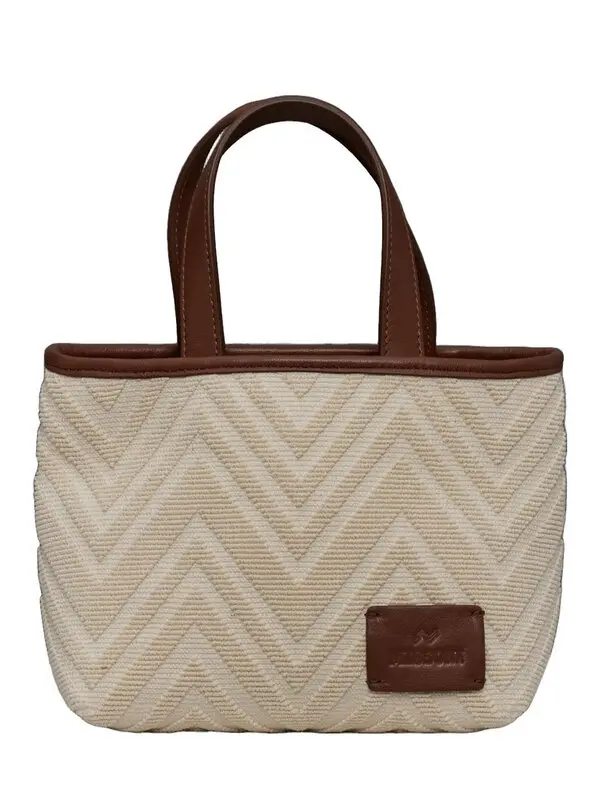 Missoni Small Canvas Tote - Canvas Ivory