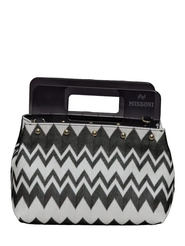 Missoni Plexi Small Pouch - Wave Black/white