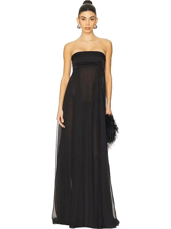 Nbd The Kimora Gown - Black