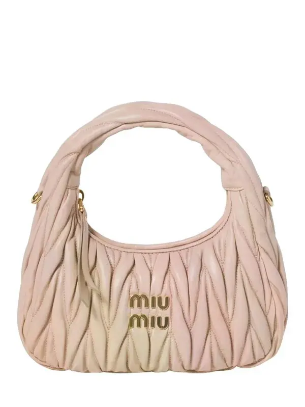 Miu Miu Wander Matelassé Tote Bag - Pink