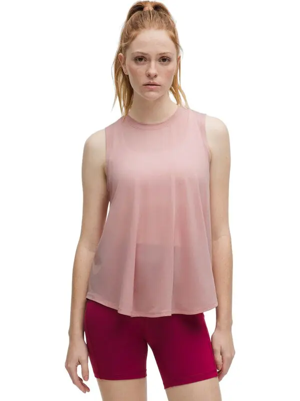 Lululemon Lightweight Split-back Training Tank Top - Pink Haze