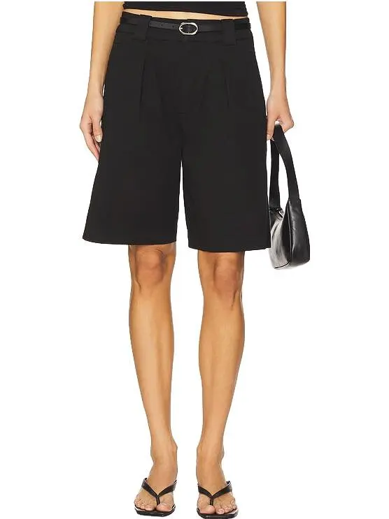 Citizens Of Humanity Cara Pleated Short - Black