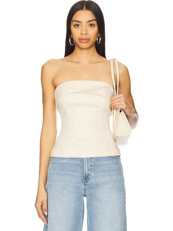 ALL THE WAYS Josefina Strapless Top - Cream
