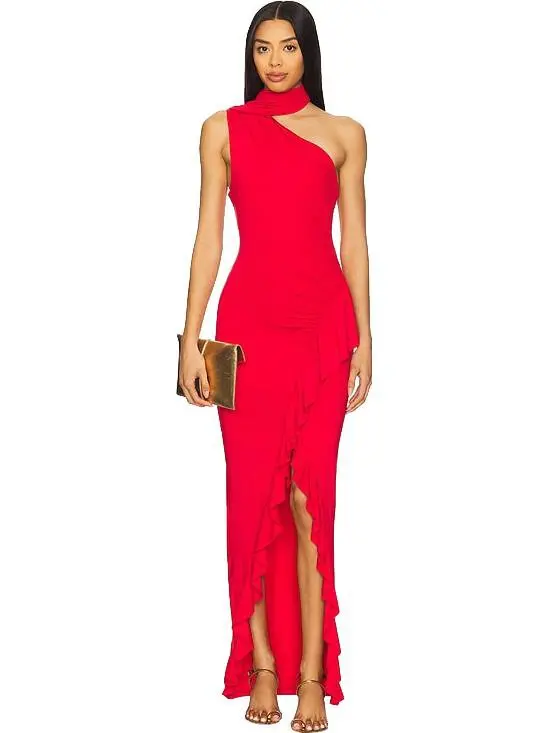 Superdown Sardina Maxi Dress - Red