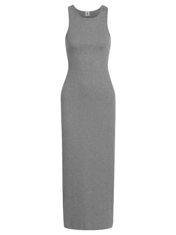 BY MALENE BIRGER Lovelo Ribbed Maxi Dress - Gray