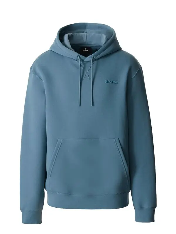 Mackage Kolton Double-face Jersey Hoodie - Provincial Blue