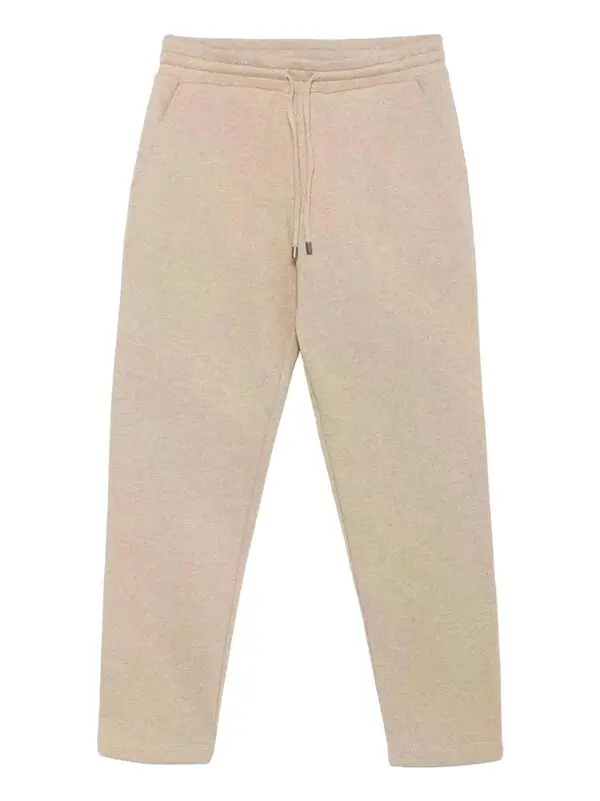 Canali Mélange-effect Track Pants - Neutrals