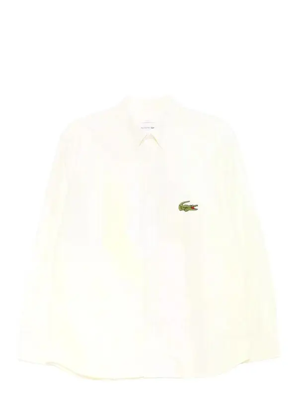 Lacoste Logo-patch Shirt - Yellow