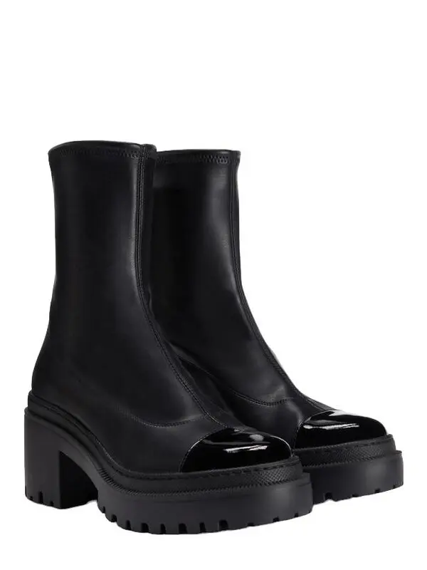 GIUSEPPE ZANOTTI Lionora Combat Boots - Black