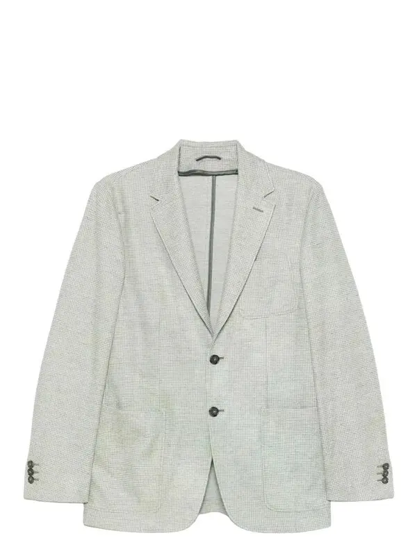 Canali Textured Blazer - Green