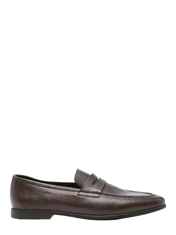 Canali Leather Loafers - Brown