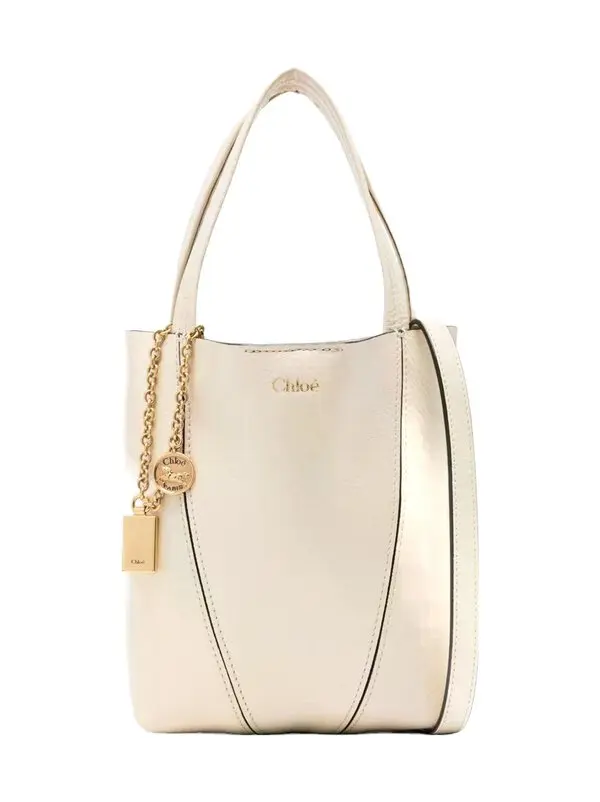 Chloé Small Spin Tote Bag - Neutrals