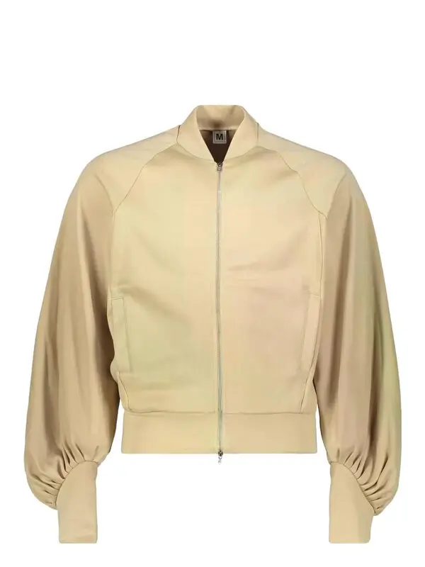 Random Identities Rich Sleeve Bomber Jacket - Neutrals