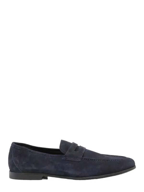 Canali Suede Loafers - Blue