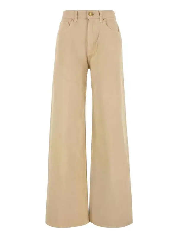 BLAZÉ MILANO Nariida Wide Leg Jeans - Neutrals