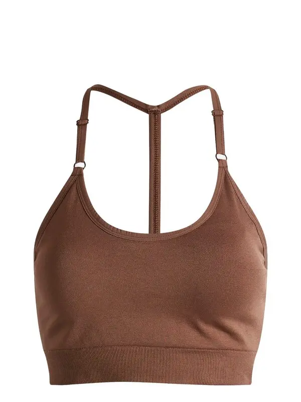 REPRESENT Owners Club Seamless Low Impact Bra Top - Mocha