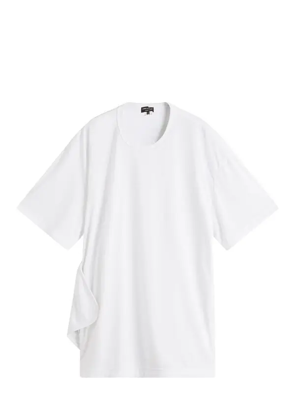 Comme Des Garçons Zip Short Sleeve T-shirt - White