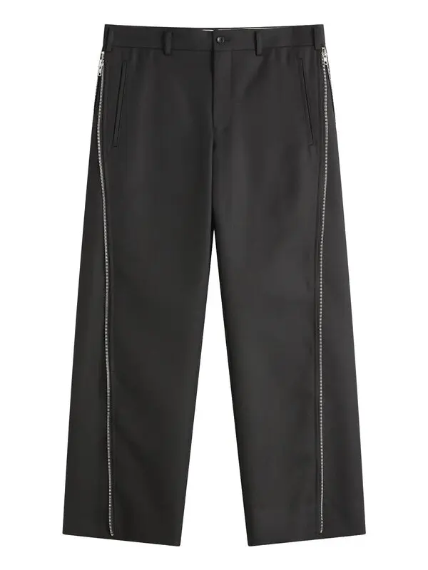 Comme Des Garçons Wool Zip Trouser - Black