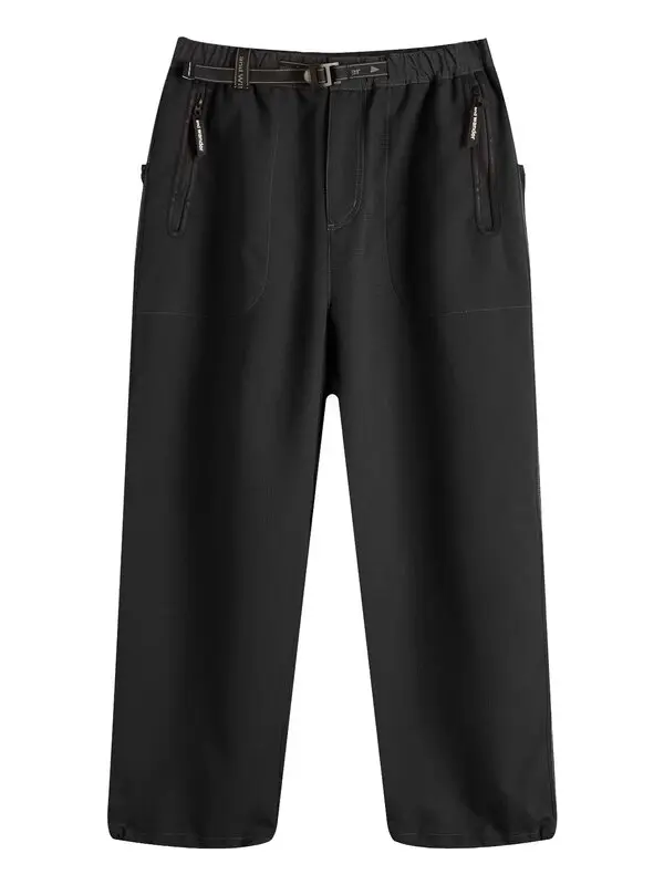 AND WANDER Vent Trousers - Black