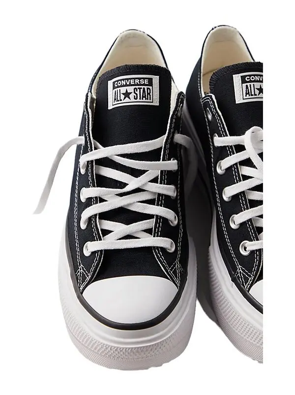 CONVERSE Chuck Taylor All Star Lift Double Stack Sneakers - Black/white/black