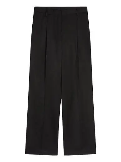 Dries Van Noten Pleated Trousers - Black
