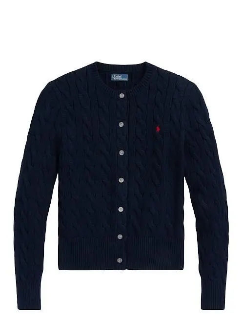 Polo Ralph Lauren Long Sleeve Cardigan - Hunter Navy Blue
