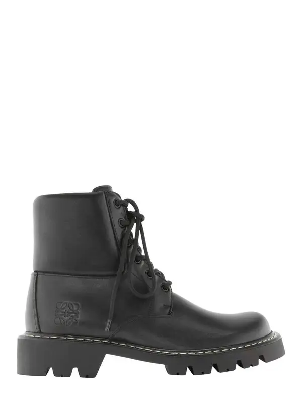 Loewe Sierra Combat Boots - Black