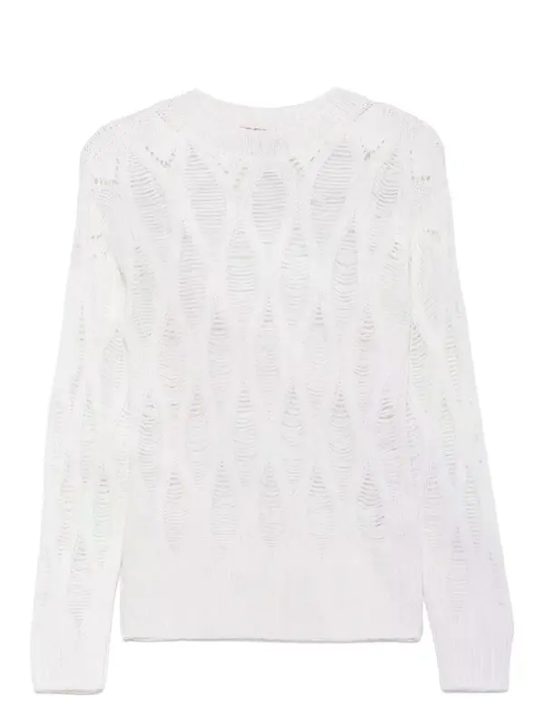 WILD CASHMERE Lyric Sweater - White