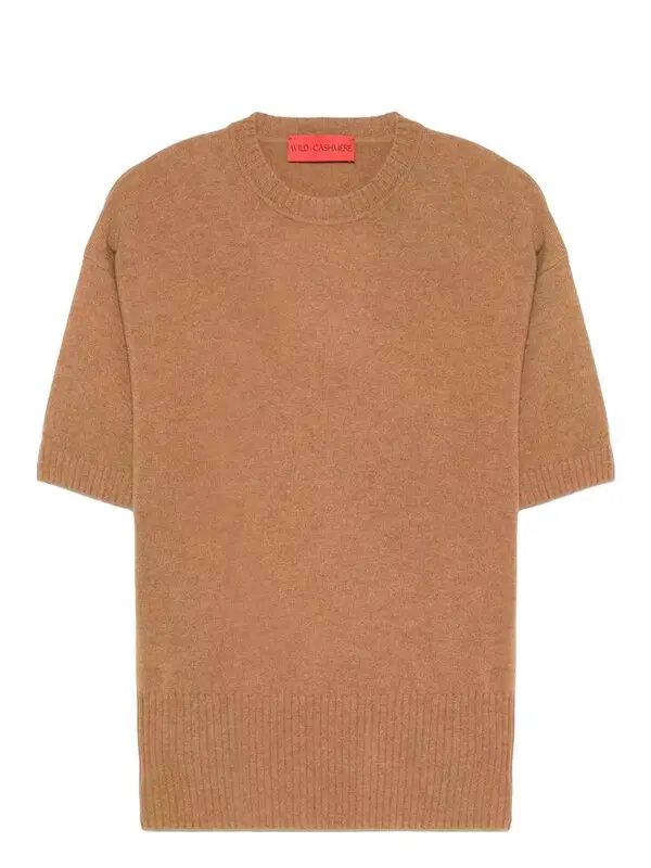 WILD CASHMERE Kylie T-shirt - Brown